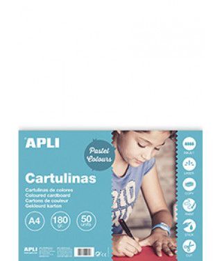 Cartulina A4 170 G Blanco Paquete 50 Hj. Cartulinas . La Superpapelería