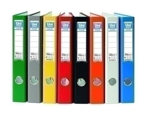 Archivador Palanca Unisystem Carton Forrado Rado A4 45Mm Rojo. Archivadores az y archivadores de ...